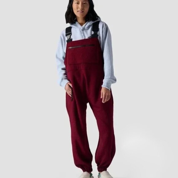 stoic | Pants & Jumpsuits | Stoic Quilted Overalls Size Xl Burgundy Red ...